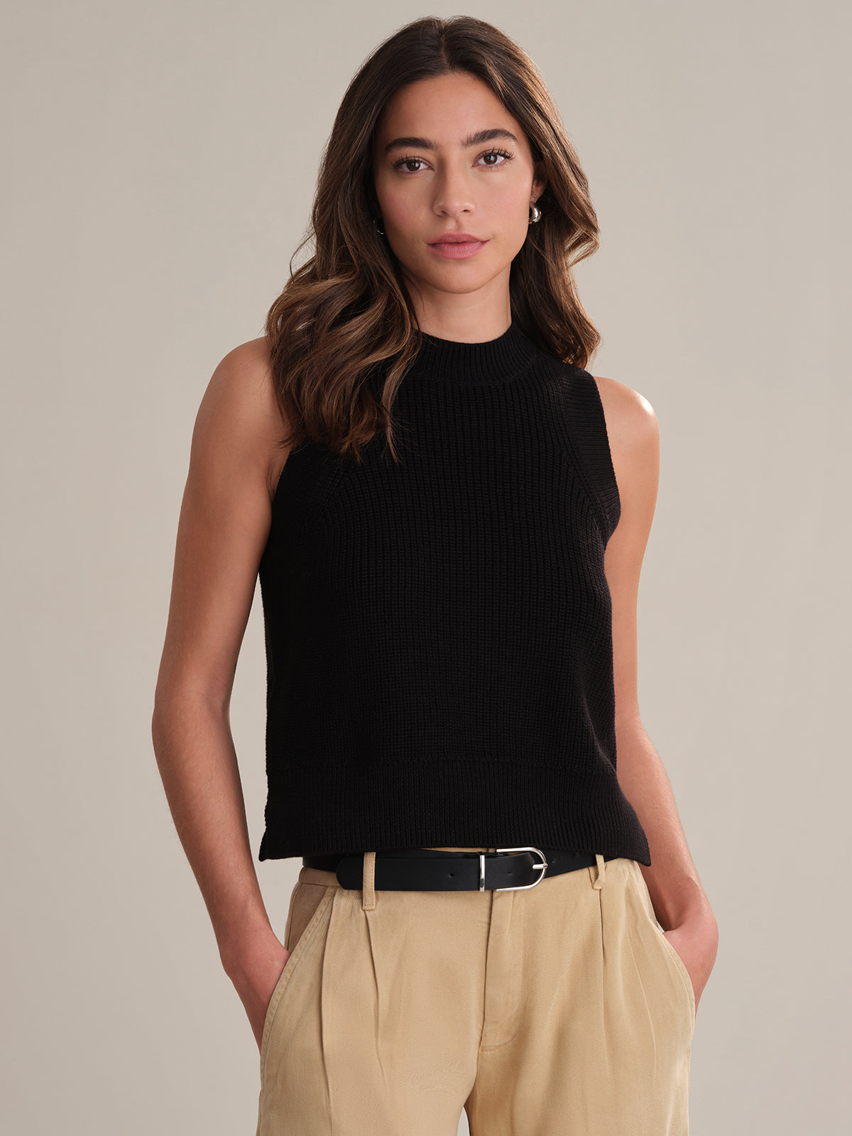 525 America Demi: High Crewneck Cotton Tank
