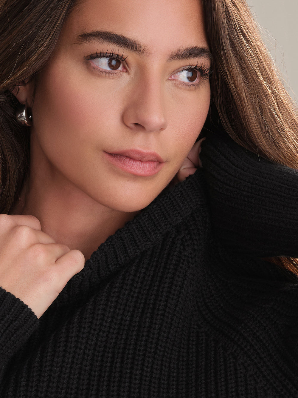 525 America Jane: Crewneck Shaker Stitch Cotton Sweater