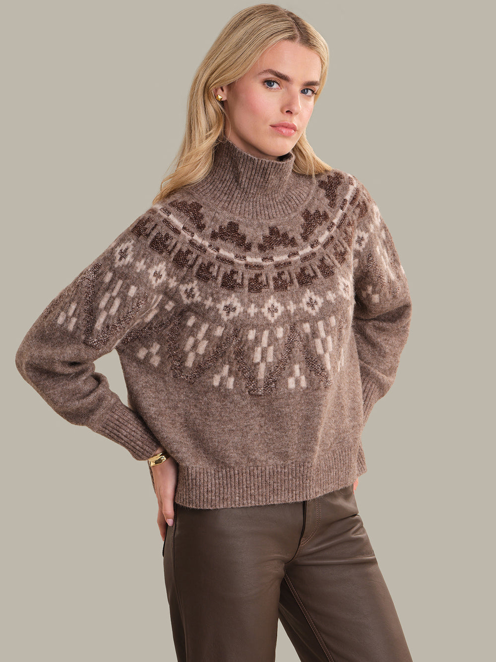 525 America Dakota: Fair Isle Alpaca Sweater