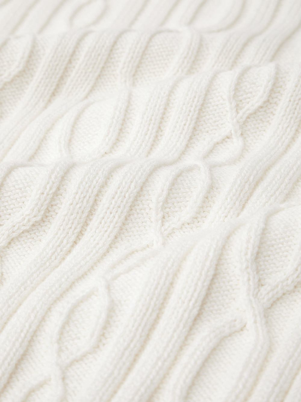 525 America Theresa: Cable Cotton Sweater